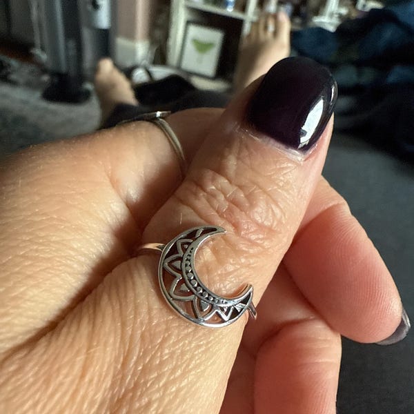 Sterling Silver Love Cuddle Hugging, Wraparound, Friendship Care Ring ...