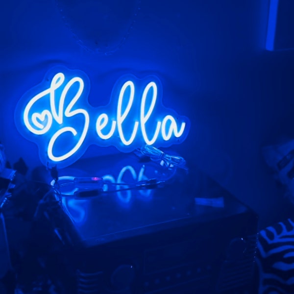 Custom Neon Name Sign,name Neon Sign,baby Room Decor,girls Bedroom Dorm ...