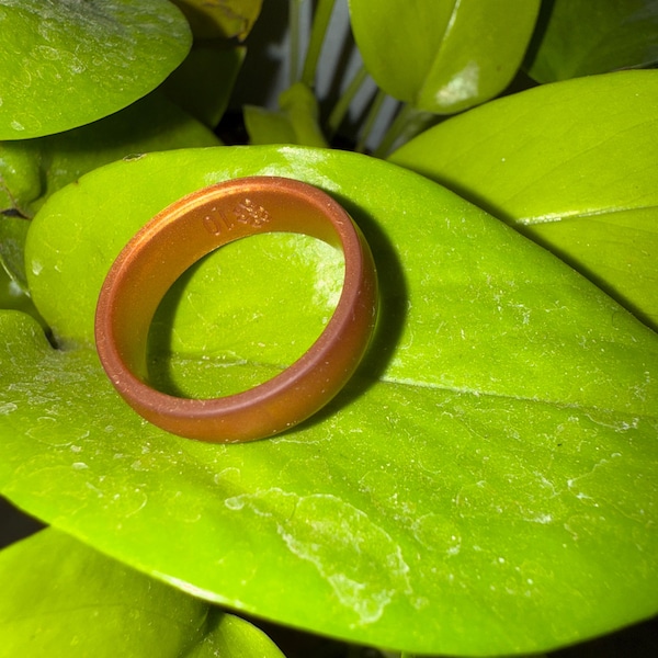 Custom Engraved Silicone Ring for Men Women, Personalized Silicone ...