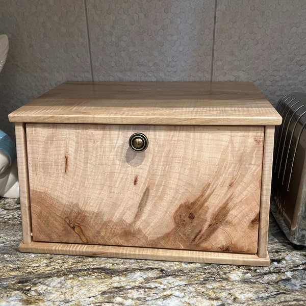 Black Walnut Bread Box - Etsy