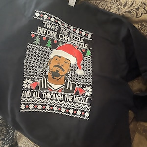 Ugly Christmas T-shirt Tupac 2pac Wreath Ain't Nothin' | Etsy