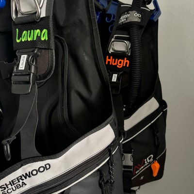Personalized Diver Name Personalized & Customizable Scuba Diver BCD ...