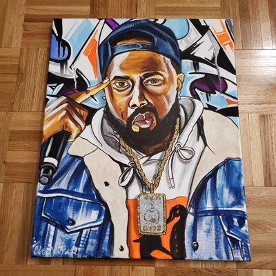 Golden Era HIP HOP Old School Rappers Handpainted Canvas Art - Etsy