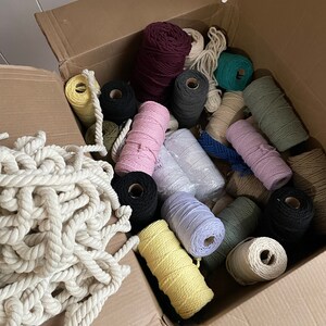 Macrame Cord 5mm Single Strand Twisted Macrame Cord/ Macrame | Etsy