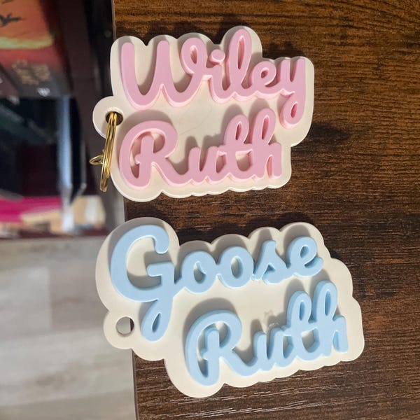 Custom Backpack Keychains Personalized Backpack Name Tags for Kids ...