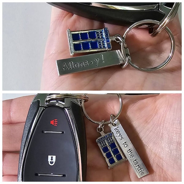 Personalised Keys to the Tardis Keychain, Doctor Who Keyring, Police ...