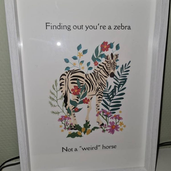 Relatable Art, Neurodivergent Poster, OCD, ADHD, Printable Wall Art ...