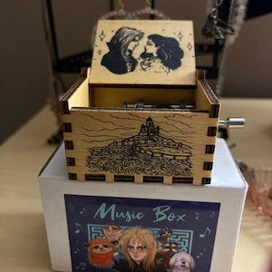 Labyrinth Music Box Hand-cranked Music Box Fantasy Music - Etsy