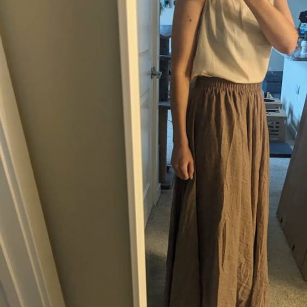 Casual Renaissance Skirt, Medieval Renaissance Skirt Costume, Elastic ...