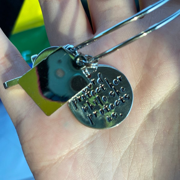 Blessed Cross Necklace Turquoise Patina Jewelry Christian Gift Cursive ...