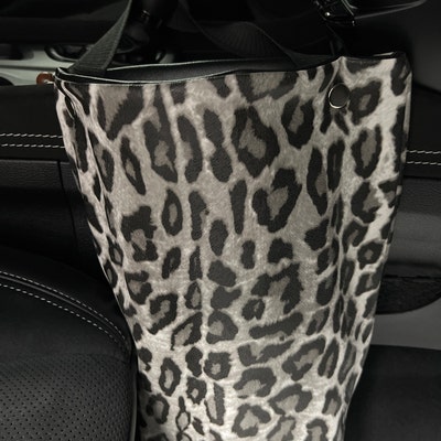 Cow Car Garbage Can Cowhide Car Garbage Bag Western Car - Etsy