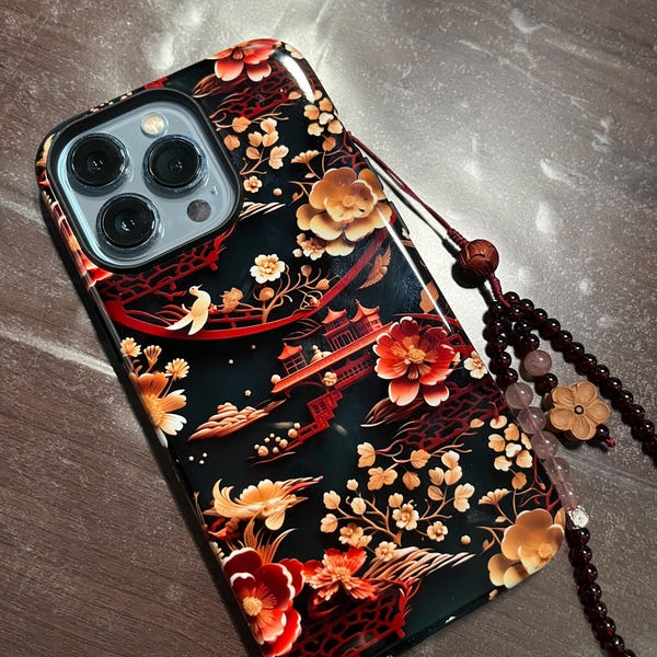 Teal Blue Marble Abstract Tough Phone Case, Goldart Print Phone Case ...