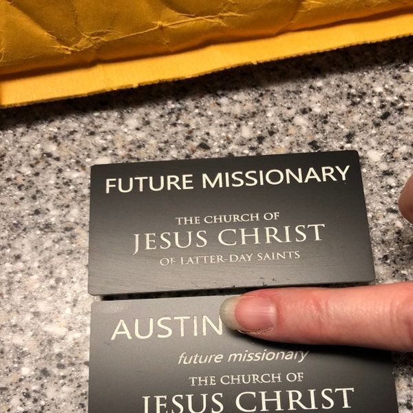 Missionary Name Tag, LDS Name Tag, Future Missionary Tag, Missionary ...