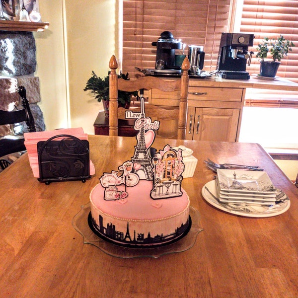 10pcs Blue Butterfly Cake Topper Set With Wire Sticks and Glue Dots ...