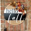 Hello Fall Door Hanger | Fall Decor | Front Door Decor | Fall Porch ...