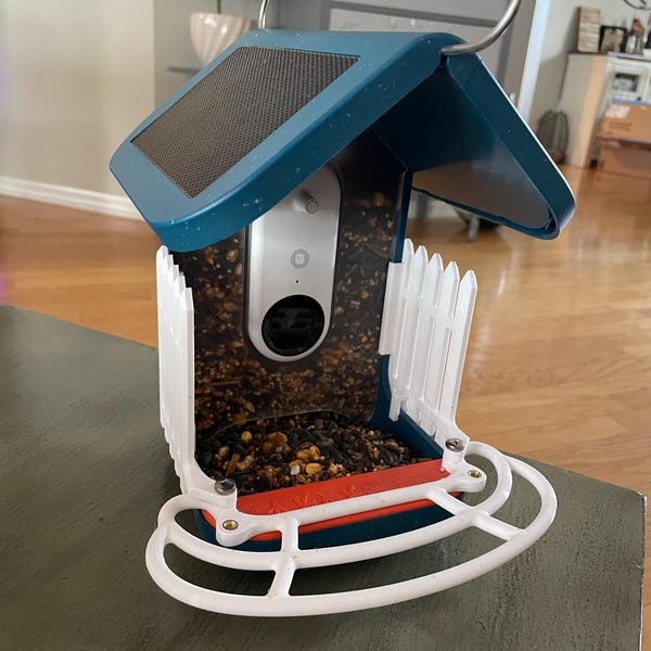 Deluxe Double Perch Add-on With Screw Mounts for Suet Ball & Bird Buddy ...