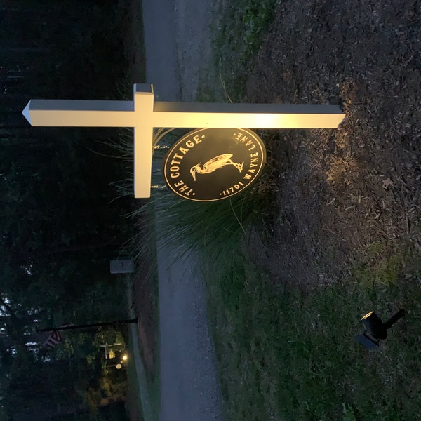 Blue Heron Personalized Sign: Carved Beach House Decor - Etsy