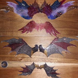 Angel Wings Silicone Mold for Resin Craft-demon Wings Resin Mold ...