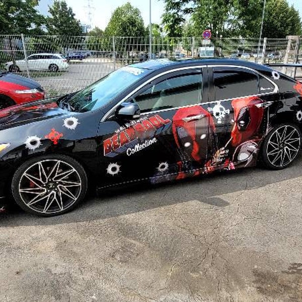 Super Mario Car Wrap: Full Color Vinyl Graphics Decal - Etsy