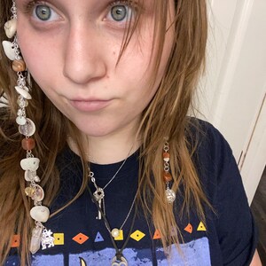 Angel Hippie Hair Bead Dangling Hair Accessory Crystal - Etsy UK