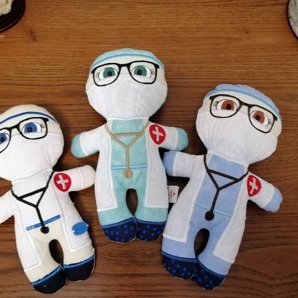 ITH Heroes: Doctor Plush Doll Stuffed Toy 5x7 6x10 8x12 - Machine ...