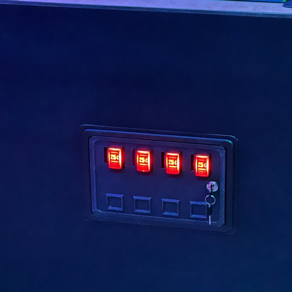 Full Size Arcade 3D Printed Coin Door With LED Credit Buttons - Etsy