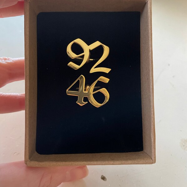 Gold Number Cufflinks,personalized Numeral Cufflinks,any Special ...