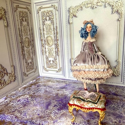 Roombox 1:12 Scale Ready as a Gift,dollhouse Miniature Room Box, Doll ...