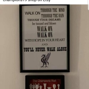Liverpool FC Champions Wall Trophy Box - Etsy
