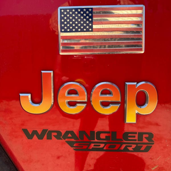 JEEP Wrangler Willys Rubicon 4xe Sahara Overland Fender Emblem Vinyl ...