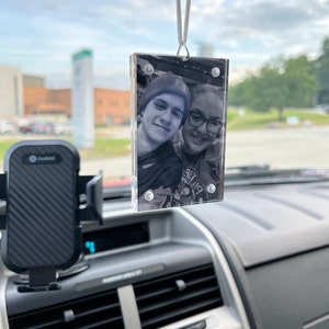Hanging Car Photo Frames Rearview Mirror Hanging Accessory - Etsy
