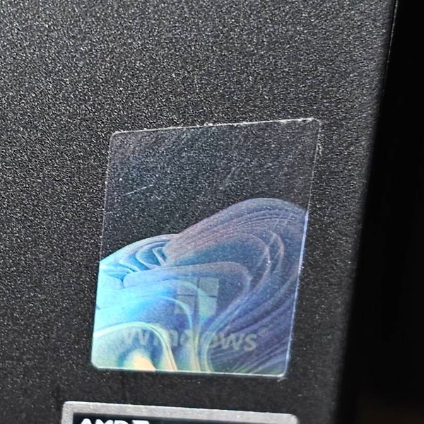 Windows 11 Hologram 2021 Version Sticker 17 X 23mm / 11/16" X 15/16 ...