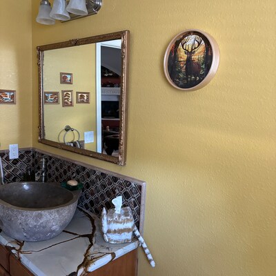 Bigfoot Clock With Numbers Bigfoot Gift Gift for Her Camping Gift ...