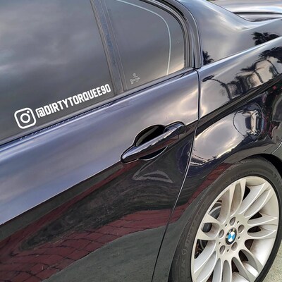 BMW E34 5 Series Car Vinyl Sticker Decal - Etsy