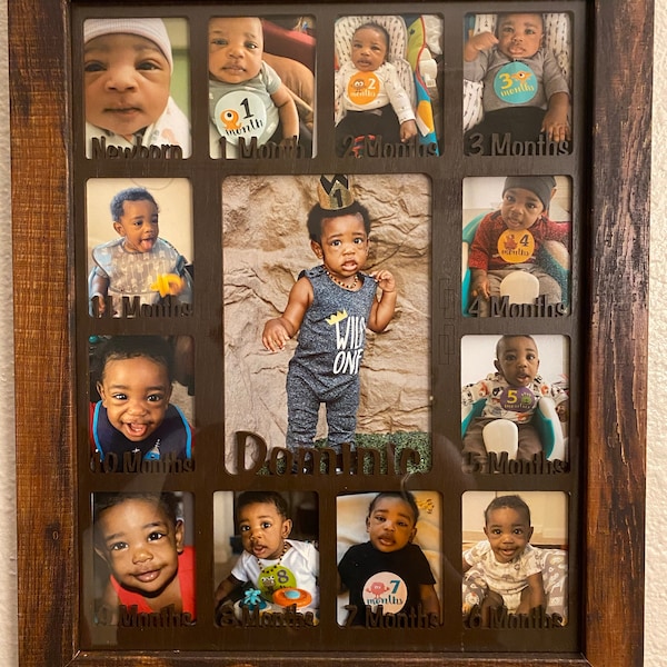 Baby First Year Picture Frame - Insert Only Picture Frame NO FRAME Baby ...
