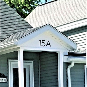 Clean Modern House Numbers / Outside Address Sign / Address - Etsy