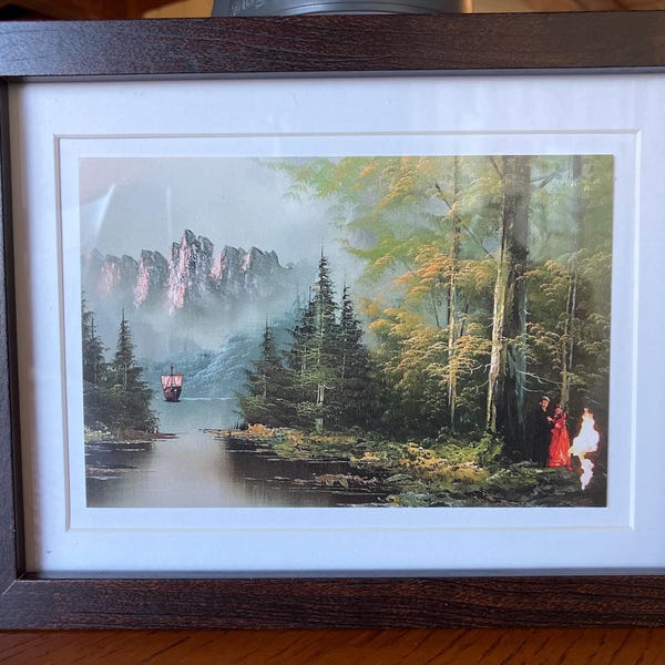 Ew, David - Canvas Print - 18" X 24" - Modified Thrift Store Art ...