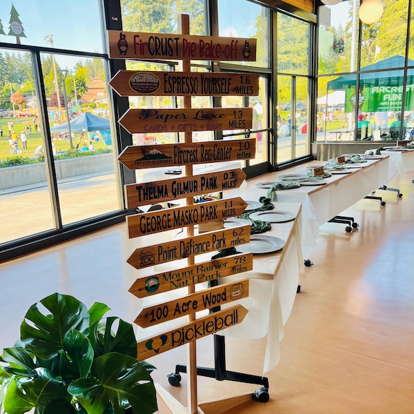 Free Standing Direction Stand, Red Cedar or Pine Yard Signage Post ...