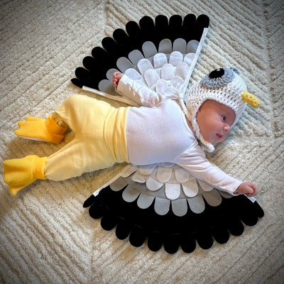 Blue Bird Costume Set // Wings and Mask // Light Blue or Dark - Etsy