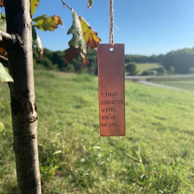 In Loving Memory Of...personalised Hand Stamped Tree Hanging Charm ...