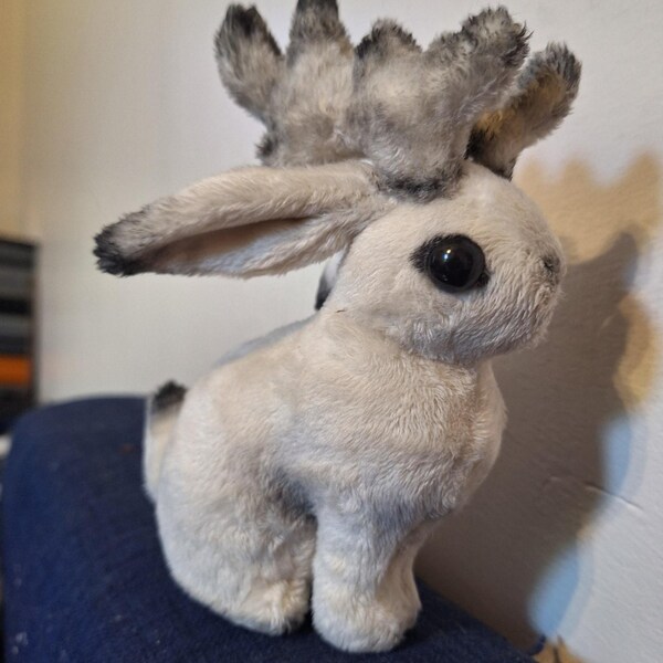 Wolpertinger / Jackalope / Hare / Rabbit. DIY Stuffed Felt Animal ...