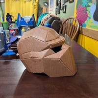 Cardboard Tactical Helmet Template. DIY Printable Pattern for Creating ...