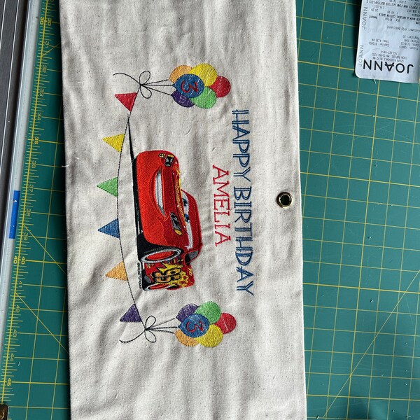 Birthday Balloons Embroidery Design File, Birthday Party, Machine ...