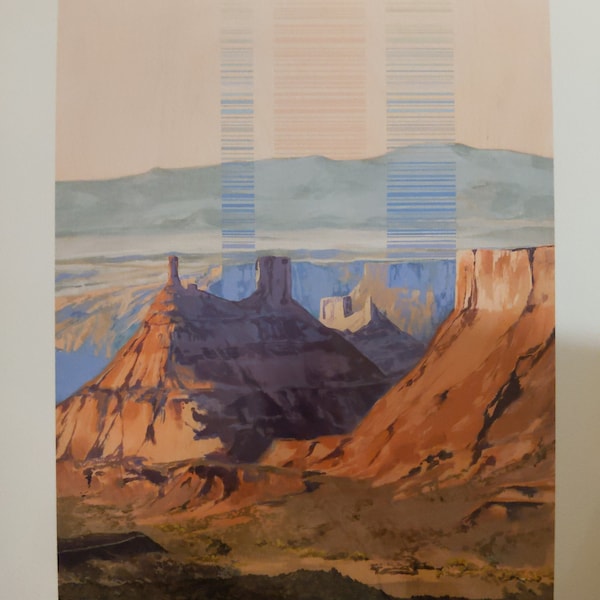 Soloist - Archival Print of Painting of Castleton Tower, Utah - Etsy