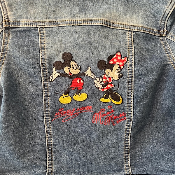 Mickey Mouse - Autograph Design for Machine Embroidery - Etsy