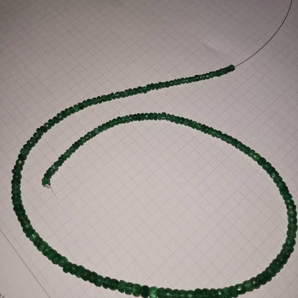 Natural Emerald Beads 10 to 1000 Pieces 4 Mm Size Zambian Cut Faceted ...