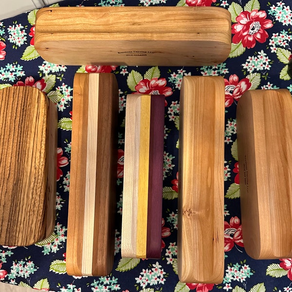 Quilter's Clapper Purple & Yellow Heart With Maple Hardwood Tailor's ...