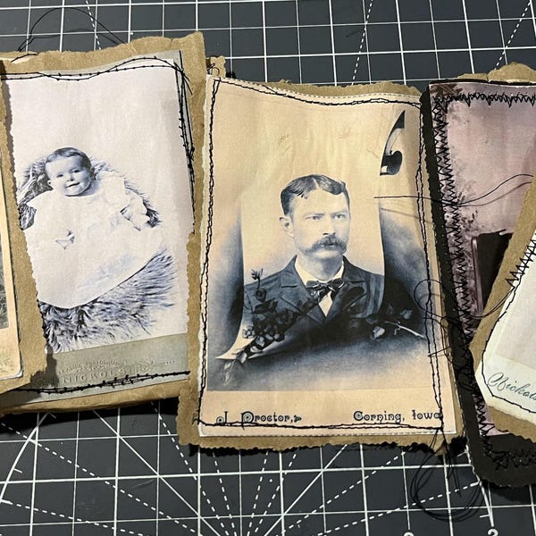 Cabinet Cards a 20 Page Digital Download (only 10 Pages Shown) - Etsy