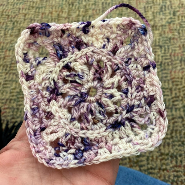 Nana's puff Square CROCHET SQUARE PATTERN Colorful Square Nana's ...