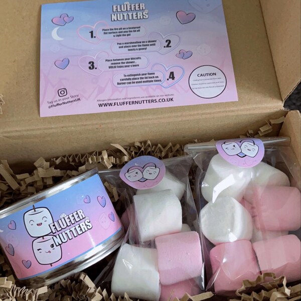 Marshmallow Toasting Kit: Mini Fire Pit Gift Hamper - Etsy UK